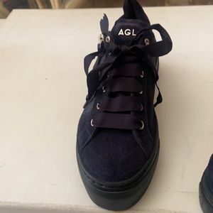 Agl | Shoes | Agl Suede Sneakers | Poshmark